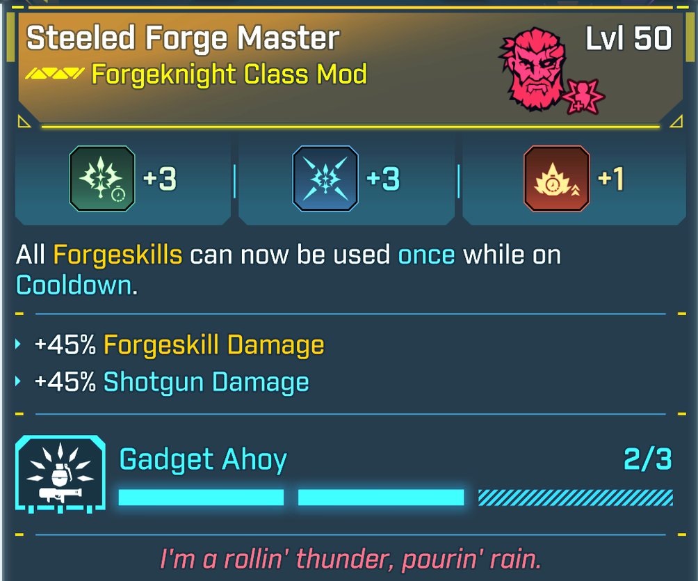 Forge Master - Borderlands 4 Legendary Class Mod - Mobalytics